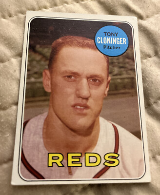 Tony Cloninger 1969 Topps Cincinnati Reds #492 Set Break - | eBay