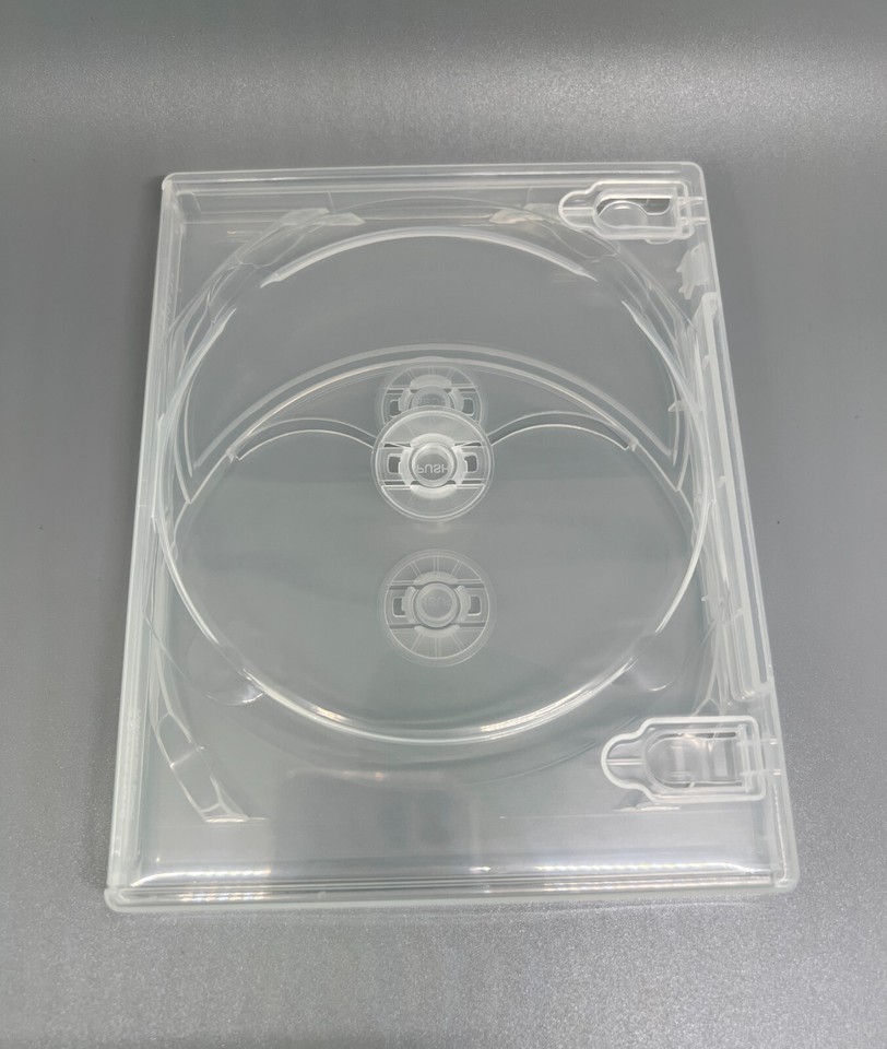2 Original Scanavo 17mm Triple Blu-Ray 3-Disc Case, Super Clear BR3 ...