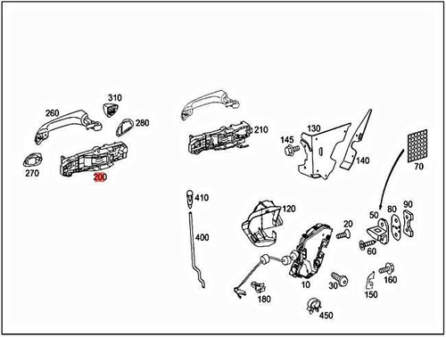 Genuine MERCEDES BBDC C219 S203 S211 Bearing bracket 2037600934 | eBay