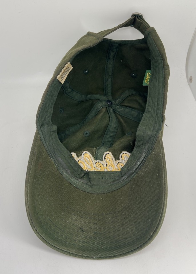 Cabela's Green Ball Cap Hat Adjustable | eBay