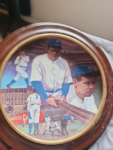 Babe Ruth 1992 Sports Impressions Sultan of Swat Plate NY Yankees Frame ...