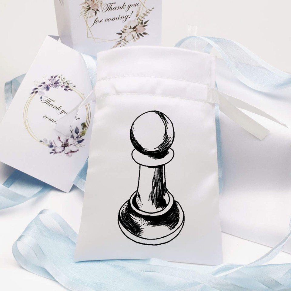 'Pawn Chess Piece' Satin Drawstring Bag/Pouch (SB029463) | eBay