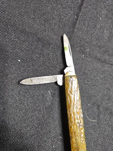 GRIFFON CUTLERY WORKS FOUR (4) BLADE EQUAL END POCKET KNIFE Bone/Wood ...