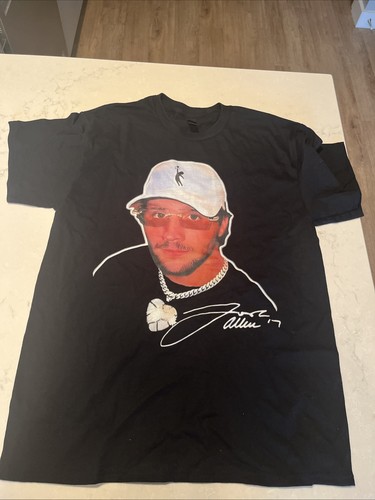 Josh Allen Iced Out Chain Graphic T Shirt Size Large New Black | eBay