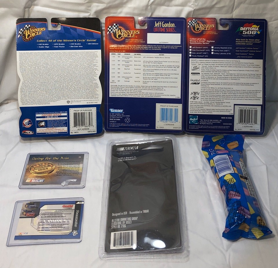 Jeff Gordon # 24 7 Piece Collectibles Lot New Sealed | eBay