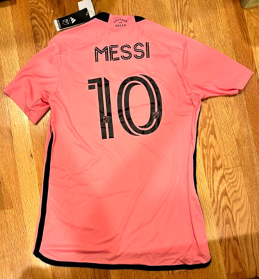 LIONEL MESSI Pink INTER MIAMI CF 24/25 Home JERSEY Adult Large New with ...