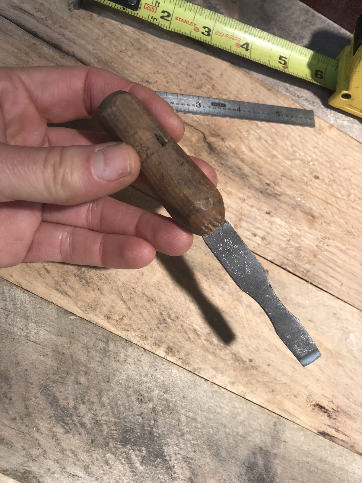 Vintage Chisel Douglass Mfg Co 3/8" Wide Blade Chisel Slick Woodworking ...