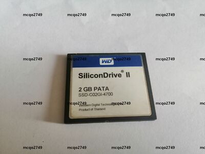 WD SiliconDrive II 2GB PATA CF WD CF Card SSD-C02GI-4700 | eBay