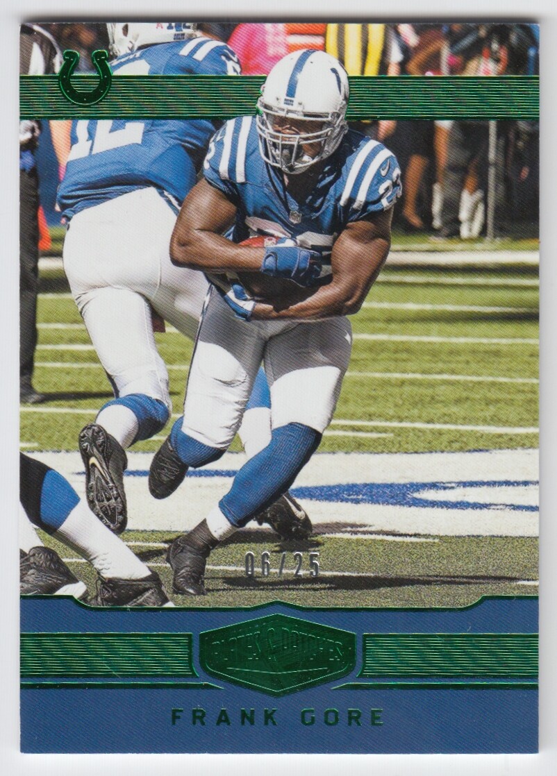 2016 Panini Plates & Patches - Green #45 Frank Gore /25 for sale online ...