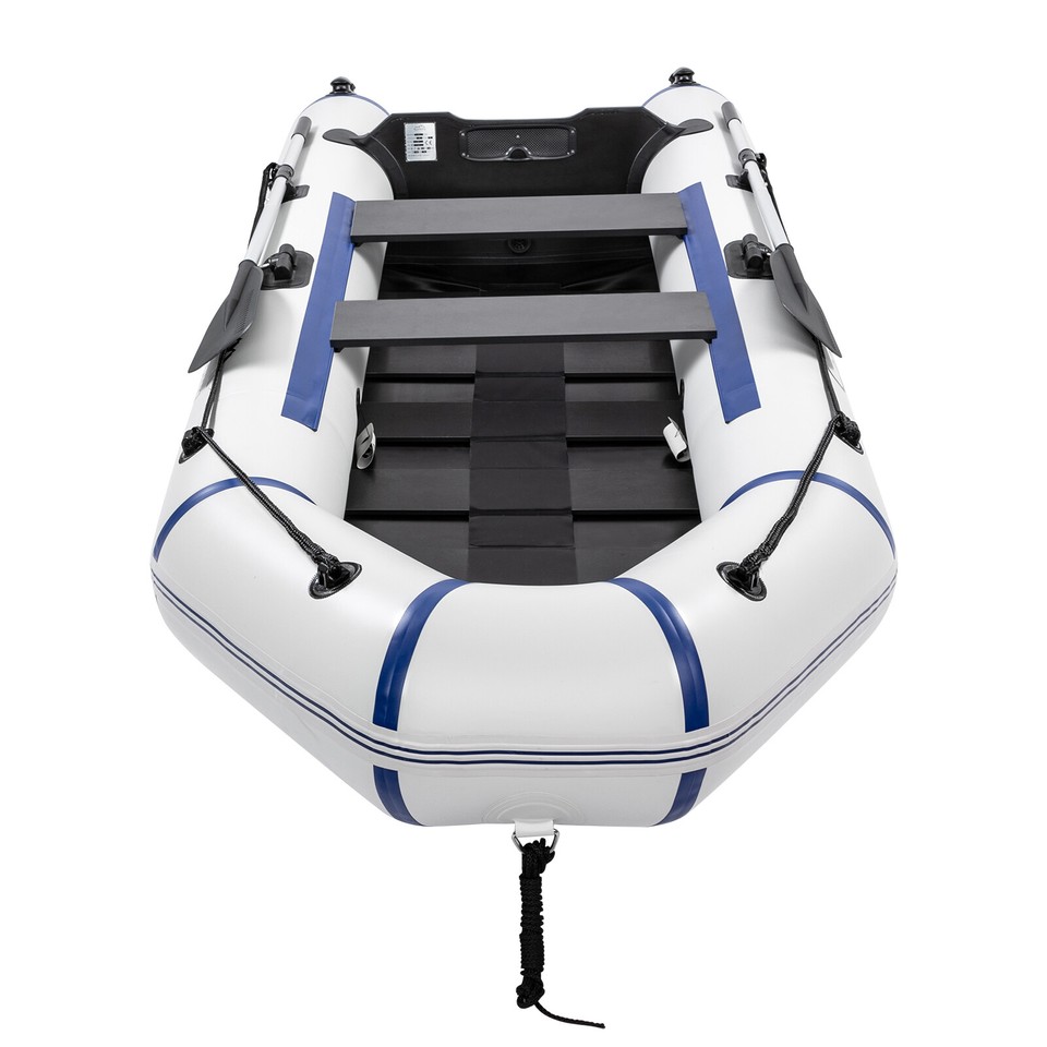 Inflatable Boat 4 Person Fishing Boats Dinghy Boat Kayak Raft w/ Carry ...