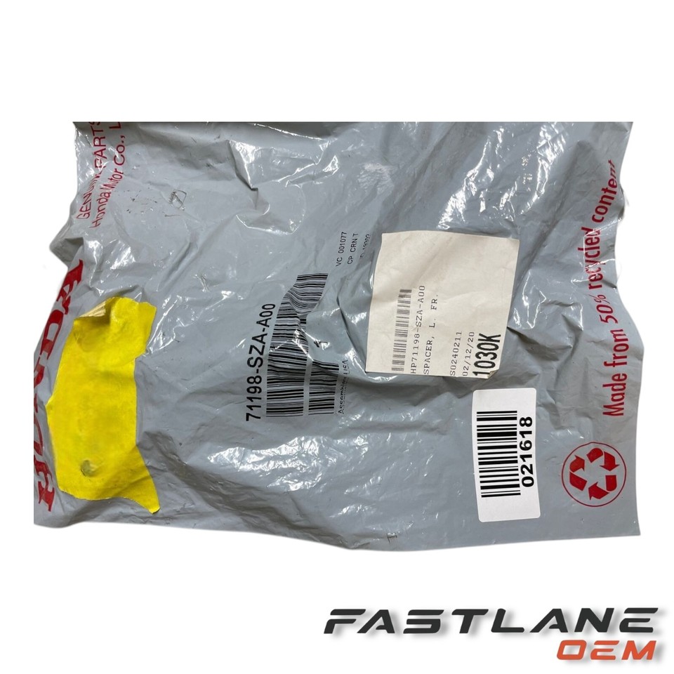 2009-2015 HONDA PILOT LEFT FRONT BUMPER SIDE SPACER NEW OEM 71198-SZA ...