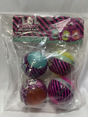 LOL Surprise Party Favor Mini Surprise Mystery 4-Pack NEW | eBay
