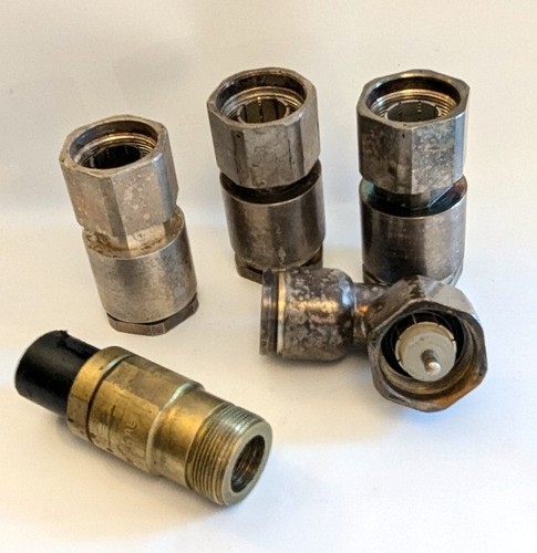 (Lot of 5) LC male for RG-17 + Andrew 45A LC female 7/8 Heliax - Nice ...