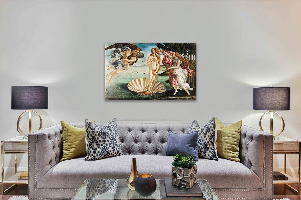 Sandro Botticelli The Birth of Venus CANVAS PAINTING ART PRINT POSTER ...