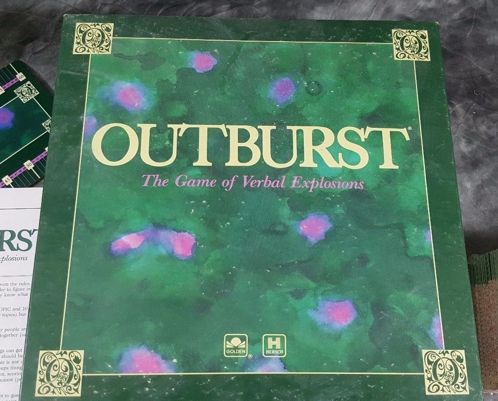 OUTBURST Game of Verbal Explosions 1988 | eBay