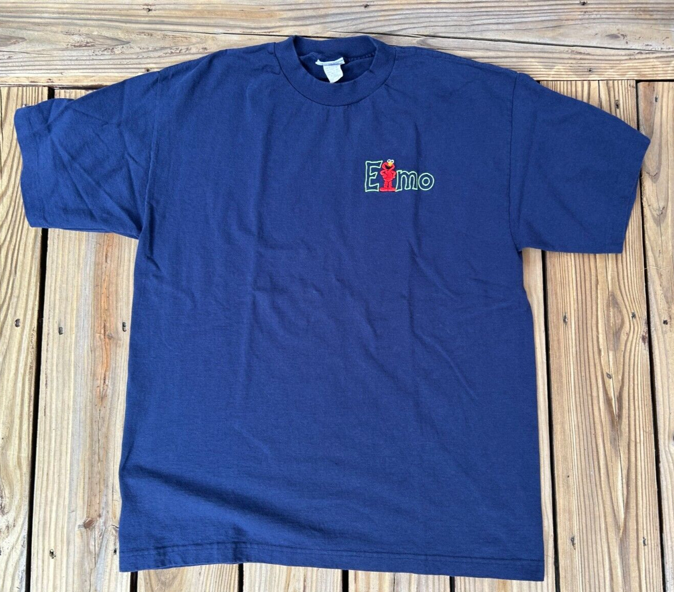 vintage Sesame Street Elmo Blitzz Navy Blue Embroider… - Gem