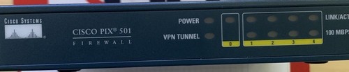 Cisco PIX-501 VPN 4-Port Firewall With Power Adapter | eBay