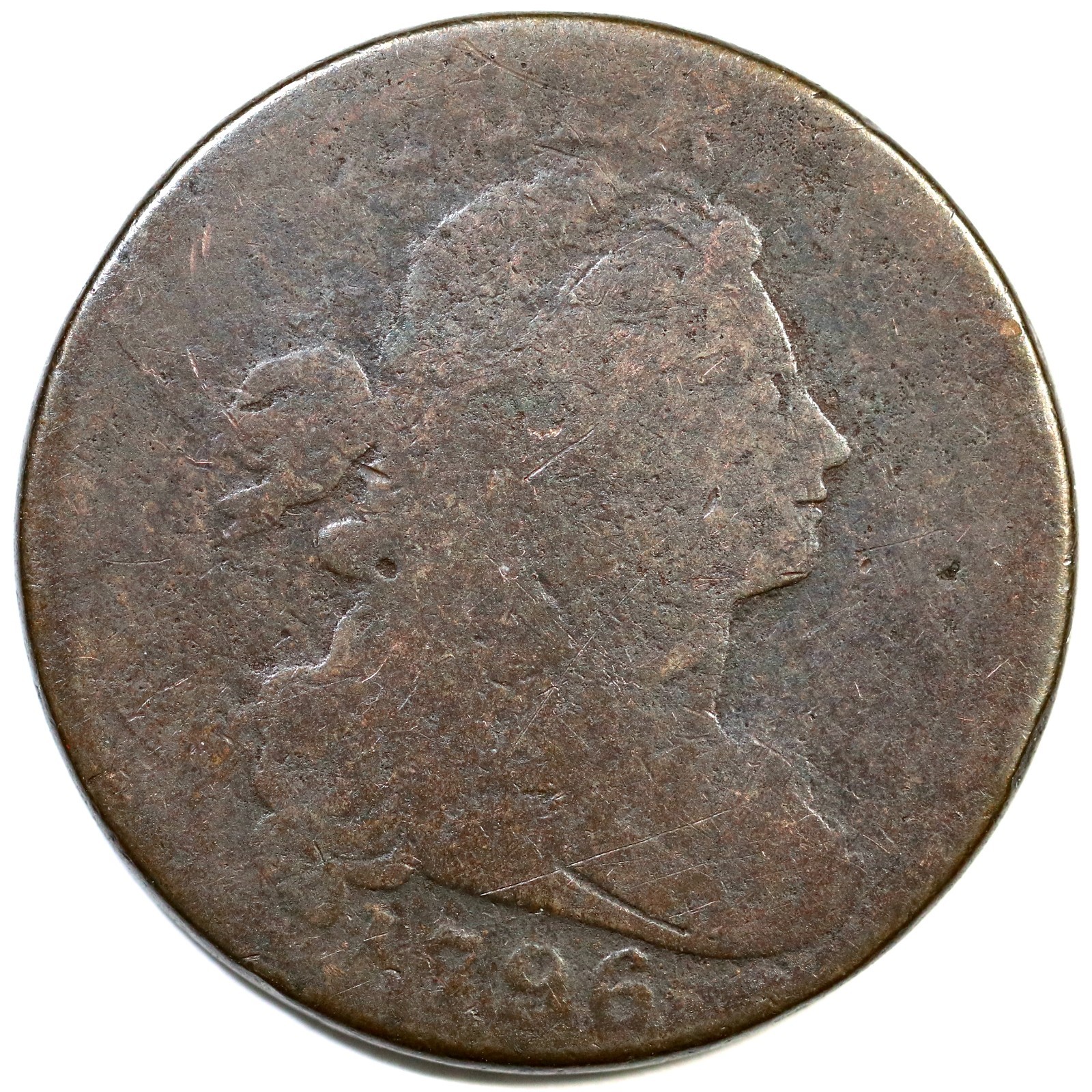 1796 S-93 R-3 Reverse of 1795 Draped Bust Large Cent Coin 1c | eBay