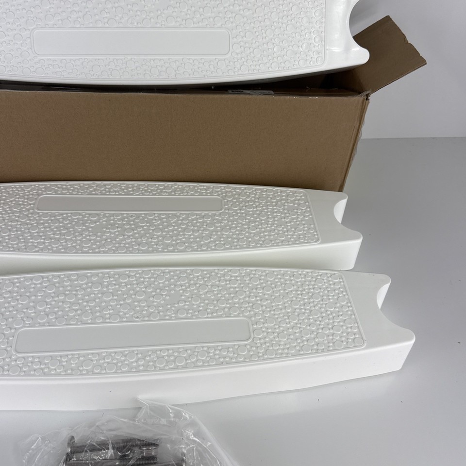 3-Pack 18" Universal Pool Ladder Steps Replacement, Heavy-Duty Molded ...