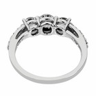 935 Argentium Silver 1.85 Ct Gorgeous White Round Shape Engagement Ring ...