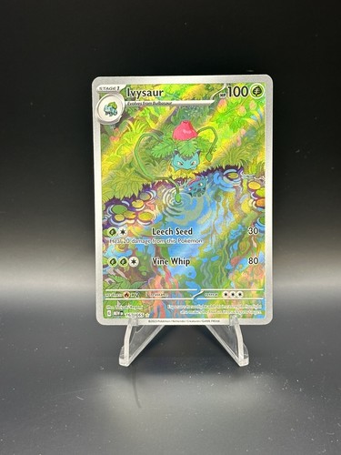 Ivysaur Illustration Rare 167/165 Pokémon TCG Scarlet And Violet 151 ...