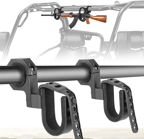 1.75" 2" Gun Holder Grip Mount Rack for ATV UTV Polaris RZR XP Can Am ...