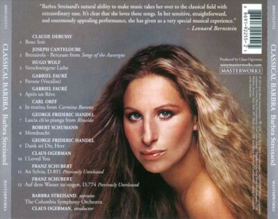 BARBRA STREISAND - CLASSICAL BARBRA NEW CD 886919225525| eBay