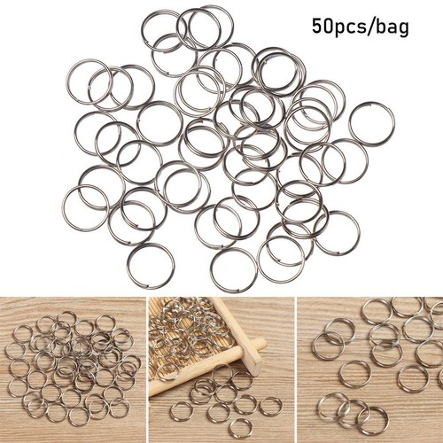 Tag Screw Lock Pendant Gadget Key Hooks Keychain Ring Keyring Circle ...