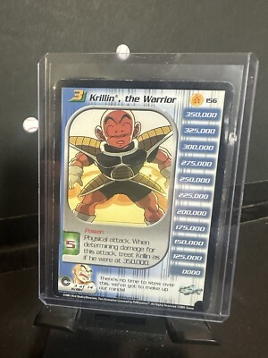 DBZ Dragon Ball Z Krillin, The Warrior 156 CCG Unlimited Trunks Saga MP ...