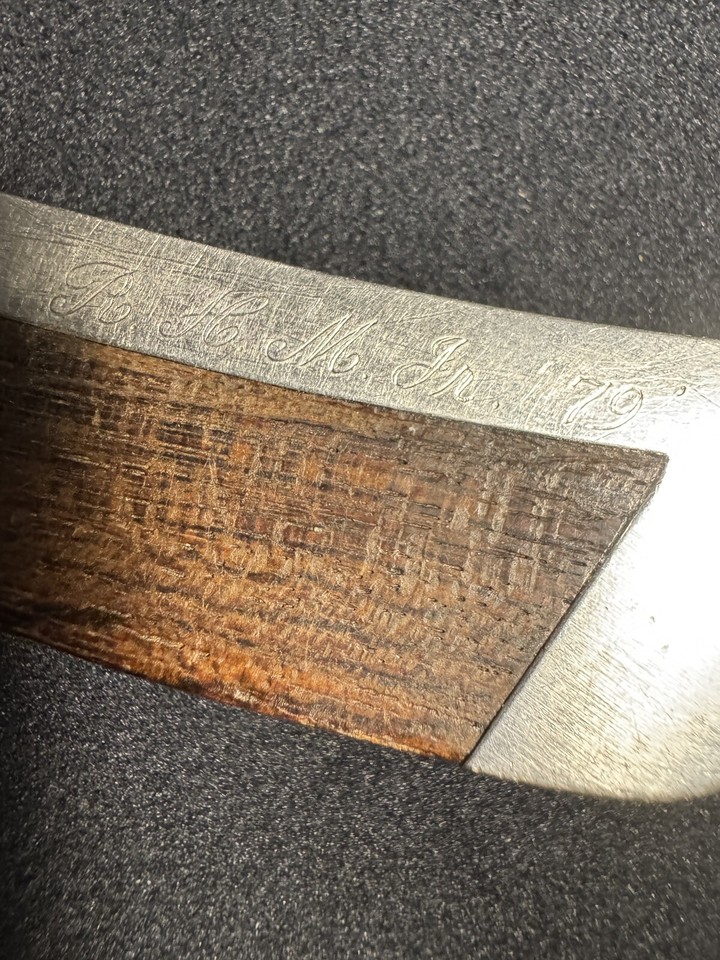 Vintage Gerber PK-1 2 blade wood and nickel handle Made in USA 2515.23 ...