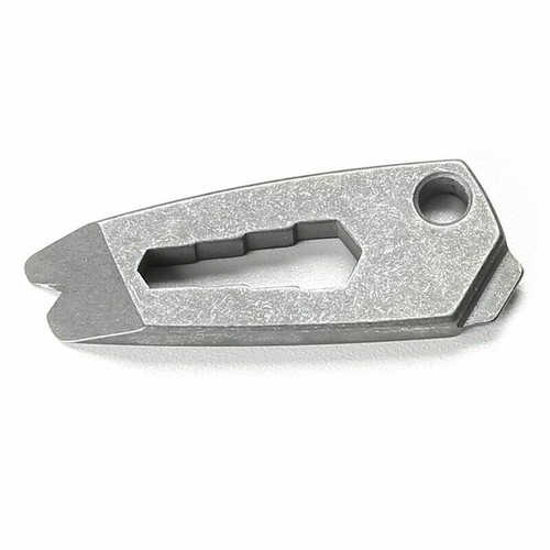 EDC Mini TC4 Titanium Crowbar Pry Bar Underreach Tool Key Keychain ...