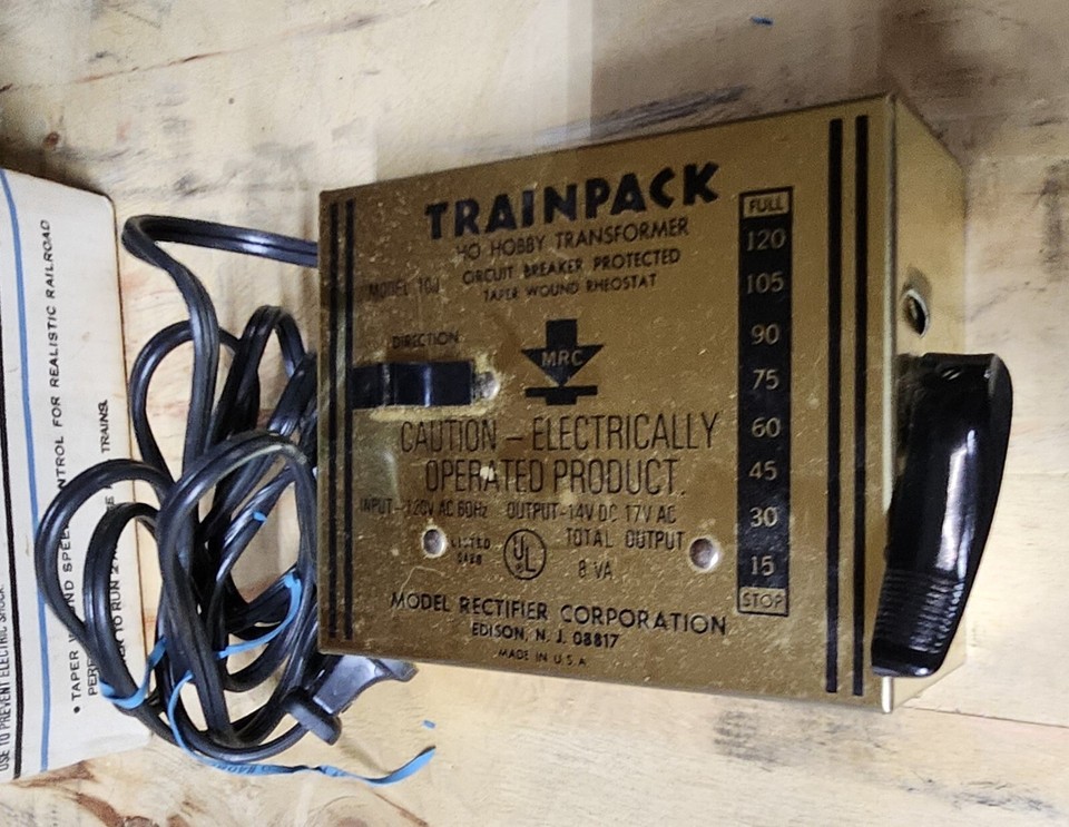 TrainPack model train HO transformer electric power supply railroad ...