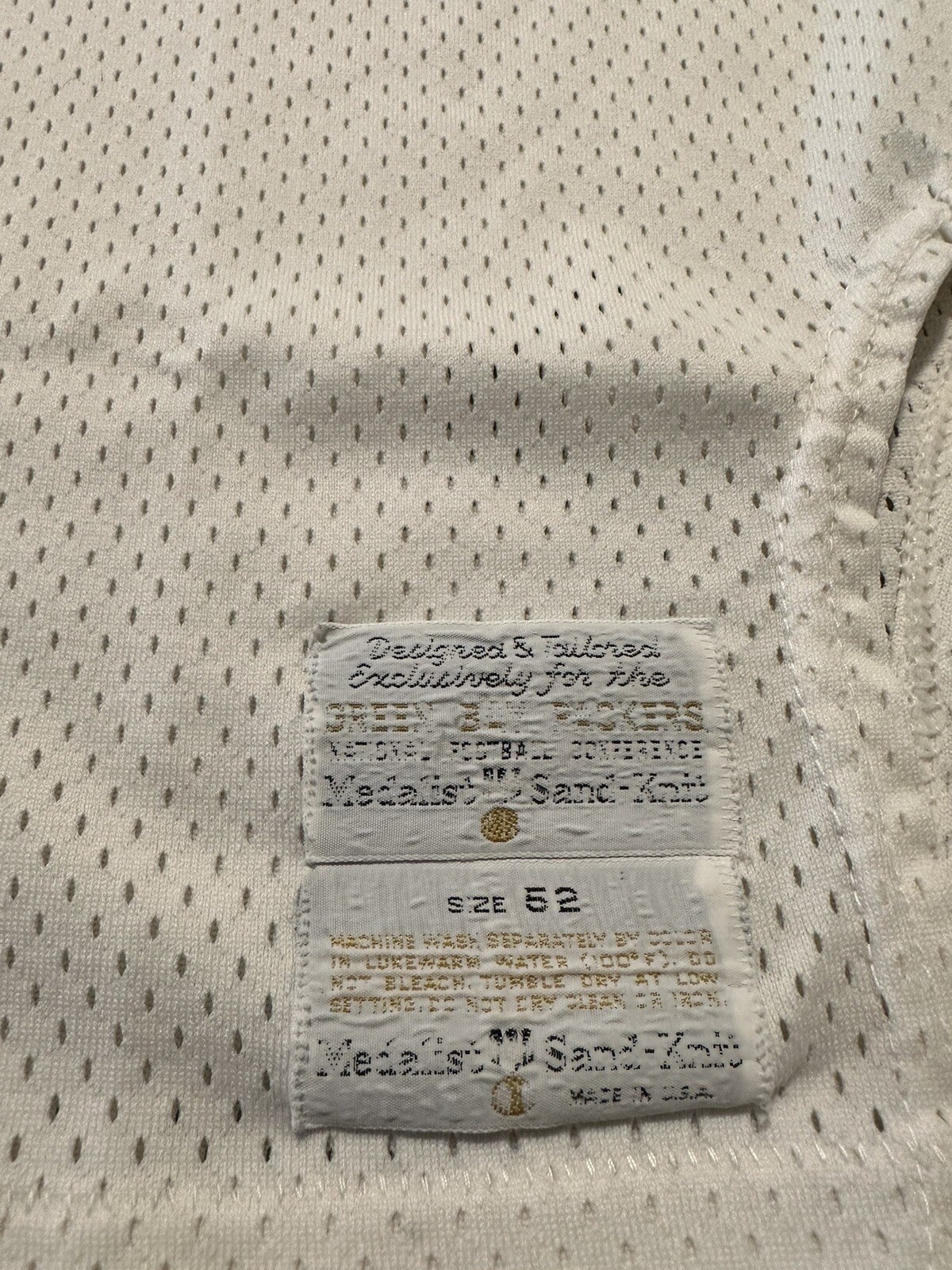 Vintage Sand Knit NFL Green Bay Packers Tom Toner Game Used Football ...