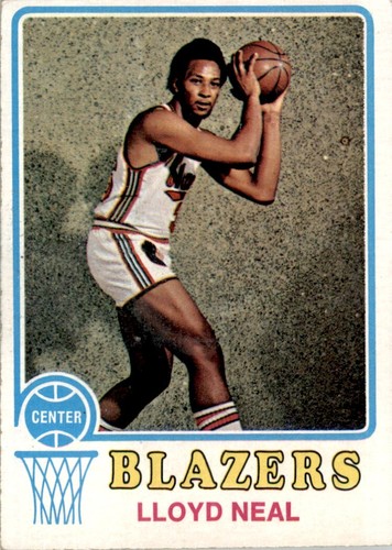 1973-74 Topps Basketball Lloyd Neal (A) RC Portland Trail Blazers #129 ...
