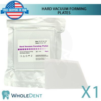 0rthodontic Dental Clear Hard Vacuum Forming 20 Plates Retainer 0.75mm ...