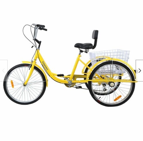 SALE!! Ridgeyard 26 Adult Tricycle Trike 3-Wheel Shimano 7Speed Bike ...