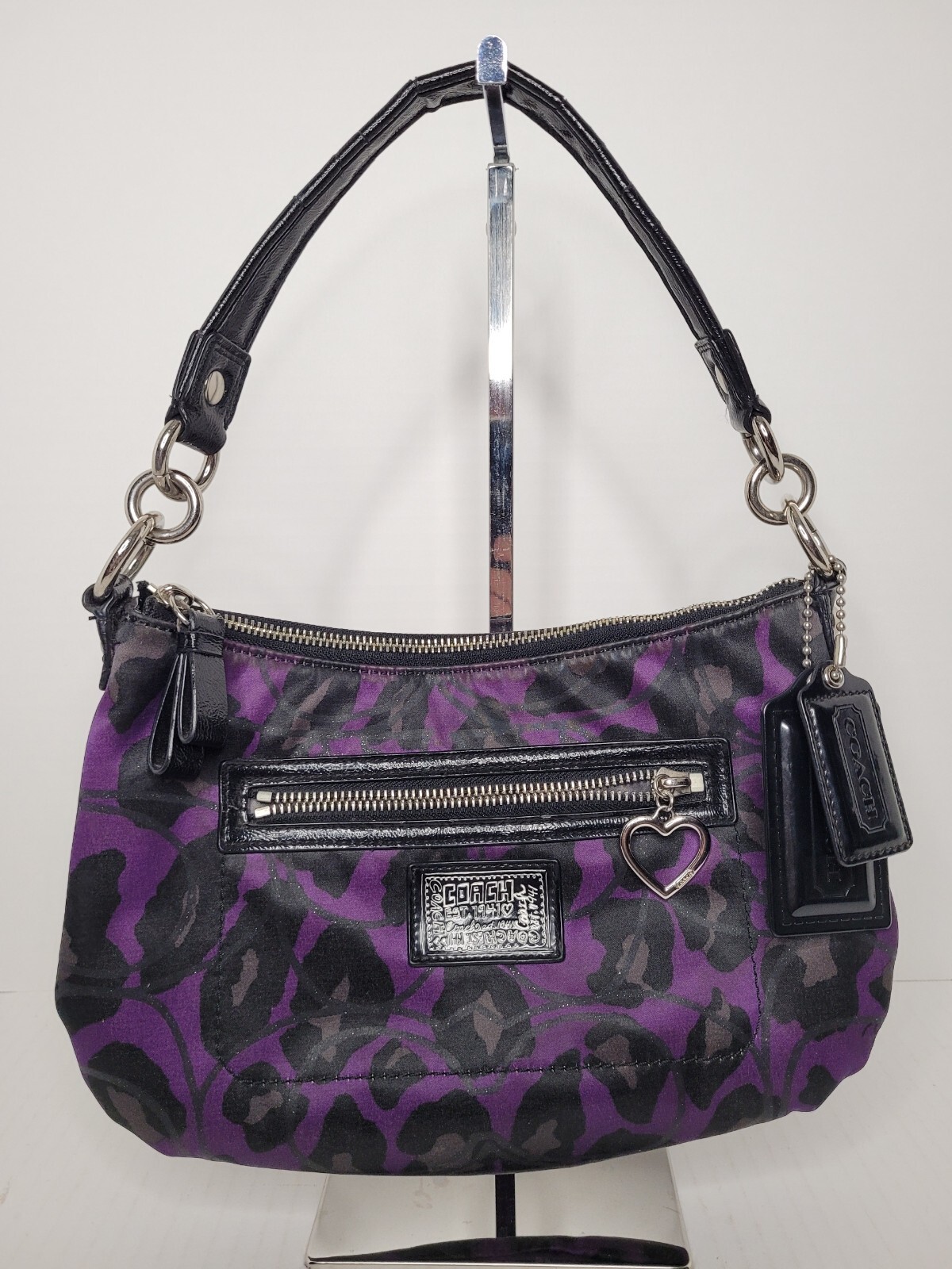 Coach Daisy Ocelot Purple Demi Hobo # H1281-F20024 | eBay