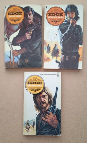 3 X George G Gilman Edge Western paperback books | eBay
