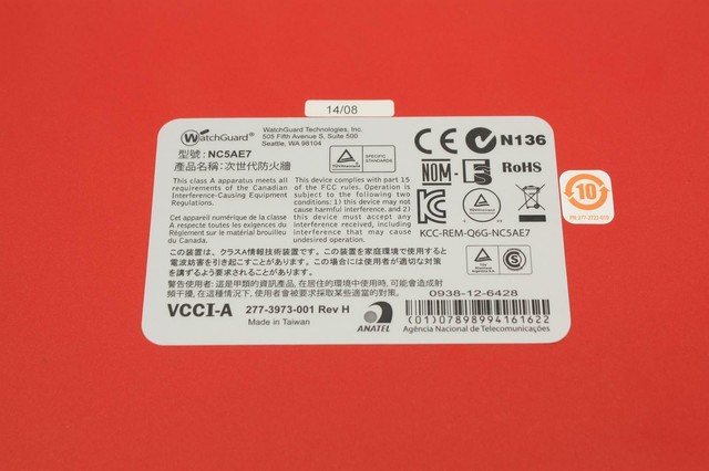 WatchGuard Firebox XTM 330 XTM 3 Series Firewall Nc5ae7 for sale online ...