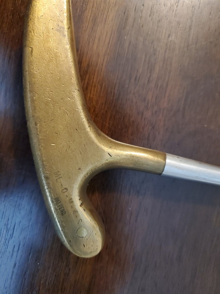 REDUCED XMAS SPECiAL, RARE 1950'S, BULLSEYE PUTTER BY JOHN REUTER, JR ...
