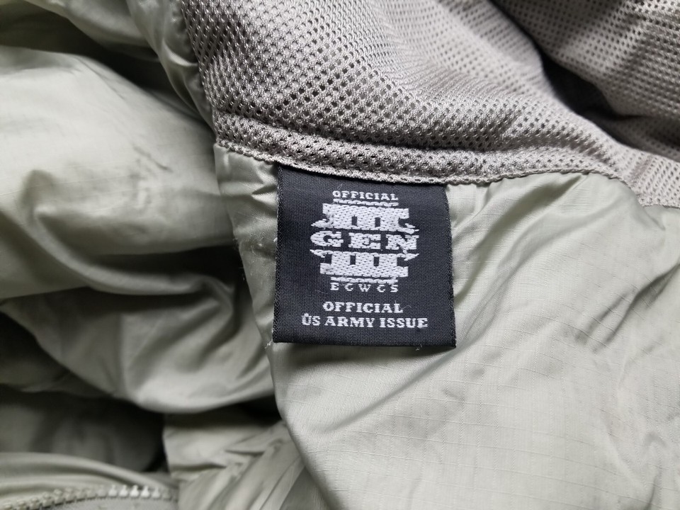 USGI Military ECW Gen III PCU Level 7 Primaloft Snow Parka Jacket US ...