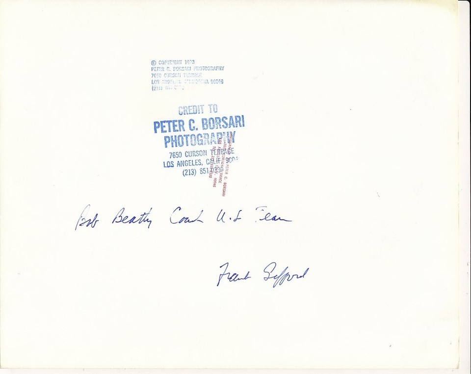 CLAUDINE LONGET ETHEL KENNEDY FRANK GIFFORD BOB BEATTIE 1973 PETER ...