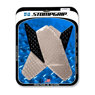 STOMPGRIP TANK GRIP PAD VOLCANO HYBRID CLEAR/BLACK YAM YZF-R6 08-16 55 ...