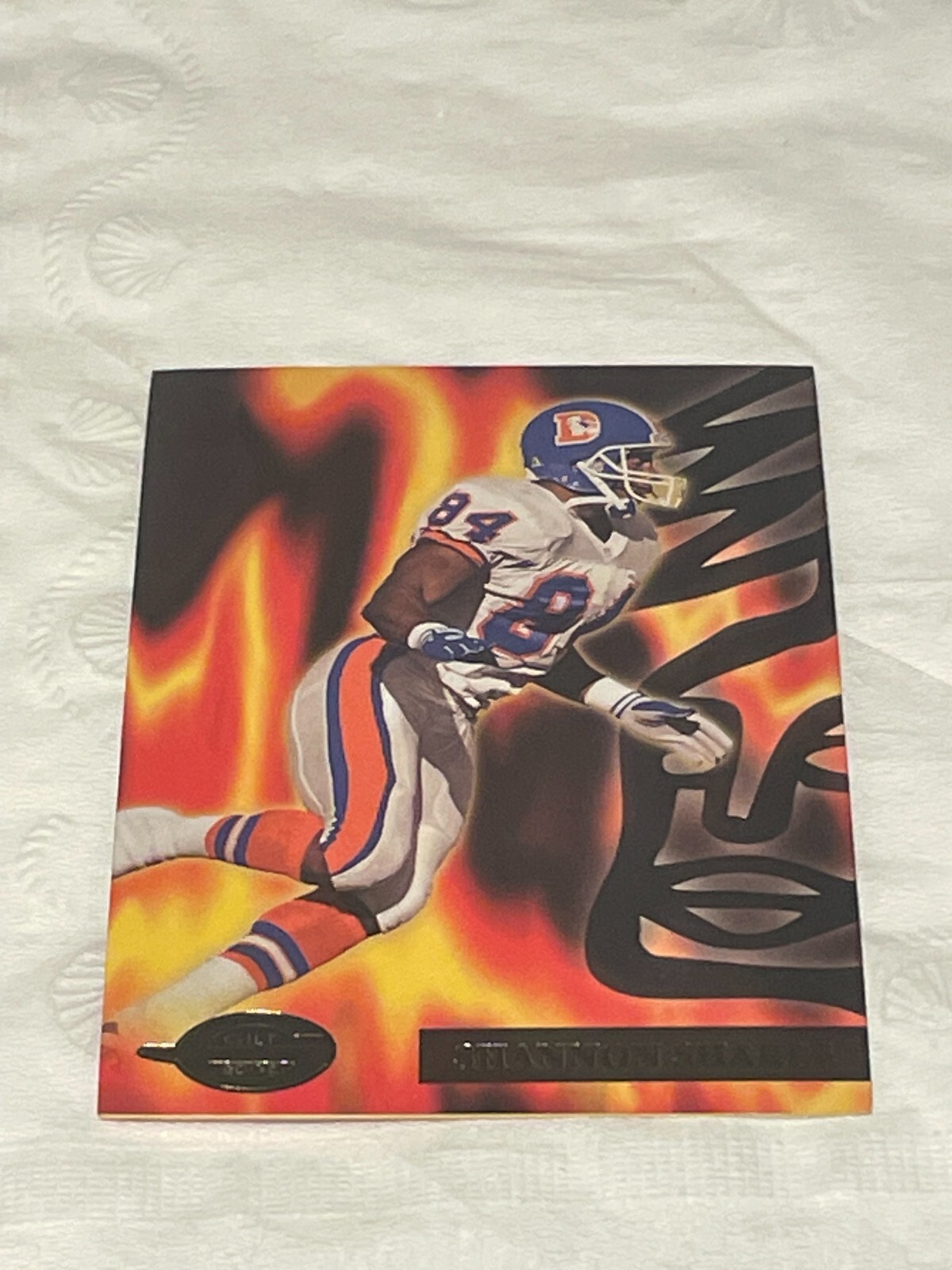 1996 Topps Gilt Edge Platinum Broncos Football Card #78 Shannon Sharpe ...