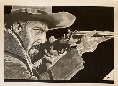 Kevin Costner as Devil Anse Hatfield by BertsGraphicArts | eBay