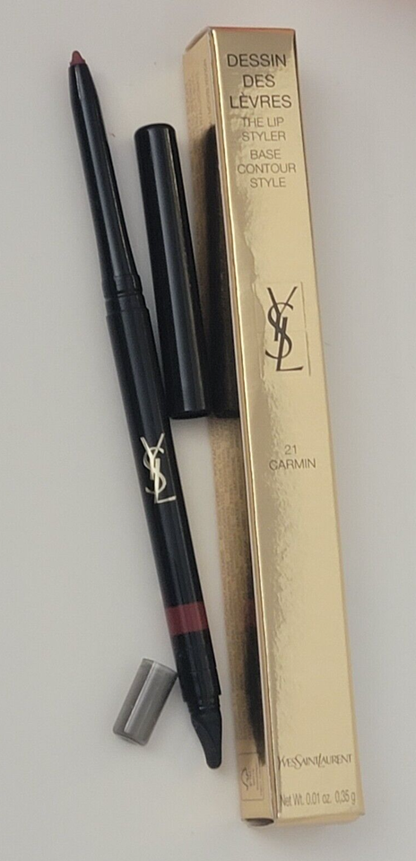 Yves Saint Laurent YSL The Lip Styler Base Contour Style 0.01 oz CARMIN ...