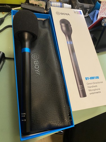 BOYA BY-HM100 Omni-Directional Handheld Dynamic Microphone for ...