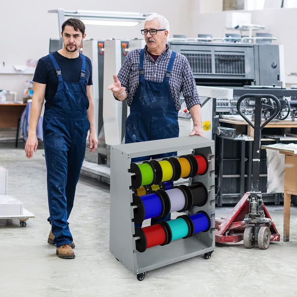 Heavy Duty Wire Spool Dispenser Cable Holder Wire Coil Rack Display ...