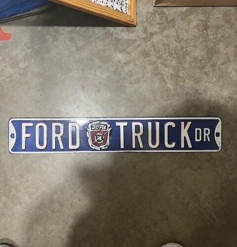 Open Road Brands “Ford truck Dr" Metal Sign 3.5”x20” NICE | eBay