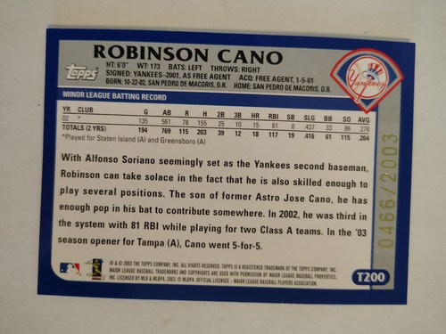 2003 Topps Traded and Rookies Baseball Complete Gold Parallel Set ...